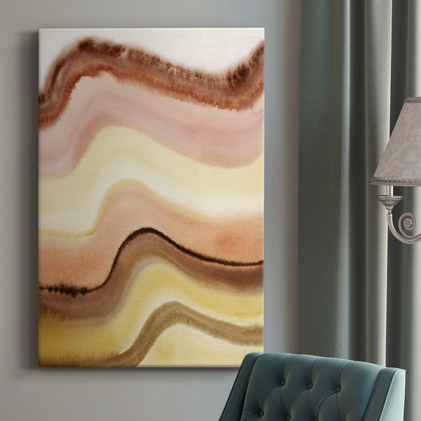 Ivy Bronx Warm Sediment I " Warm Sediment I " Painting Print | Wayfair
